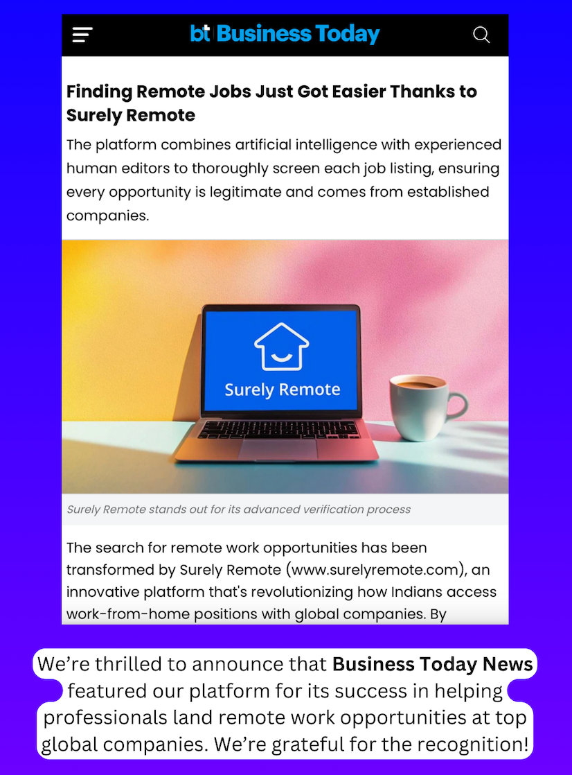 Find an authentic remote job for you – Surely Remote